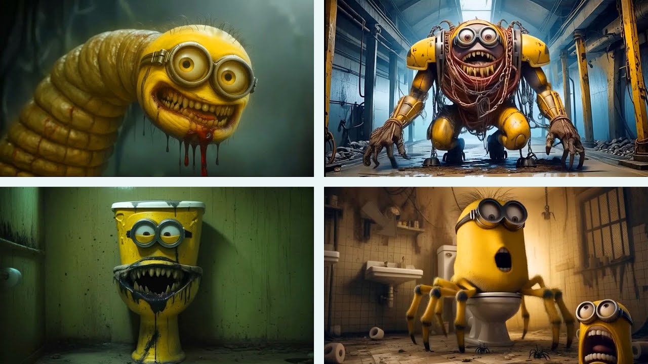 MINION MONSTER WORM🆚️MINION IRON🆚️MINION TOILETOR🆚️MINION SPIDER ...
