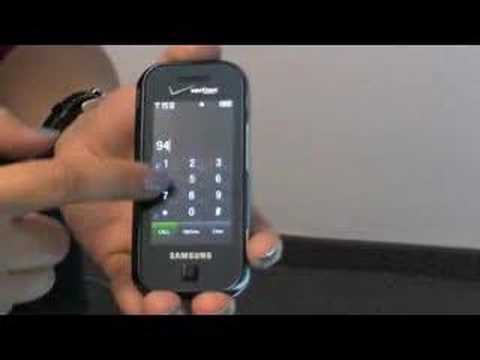 Samsung Glyde (Verizon) First Look - YouTube