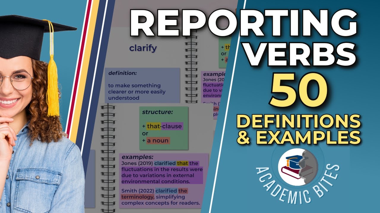 Essential Reporting Verbs You Should be Using in Academic Writing - YouTube