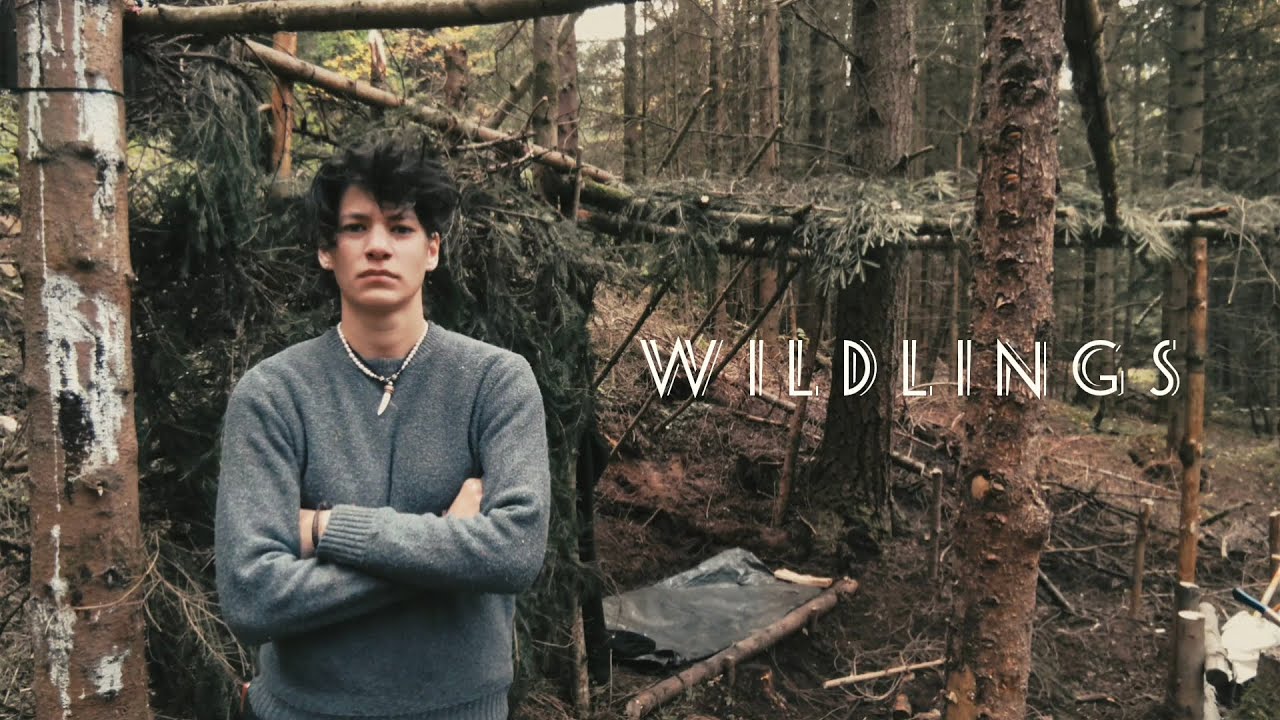 Wildlings Camp Ep 1 - Shelter building - YouTube
