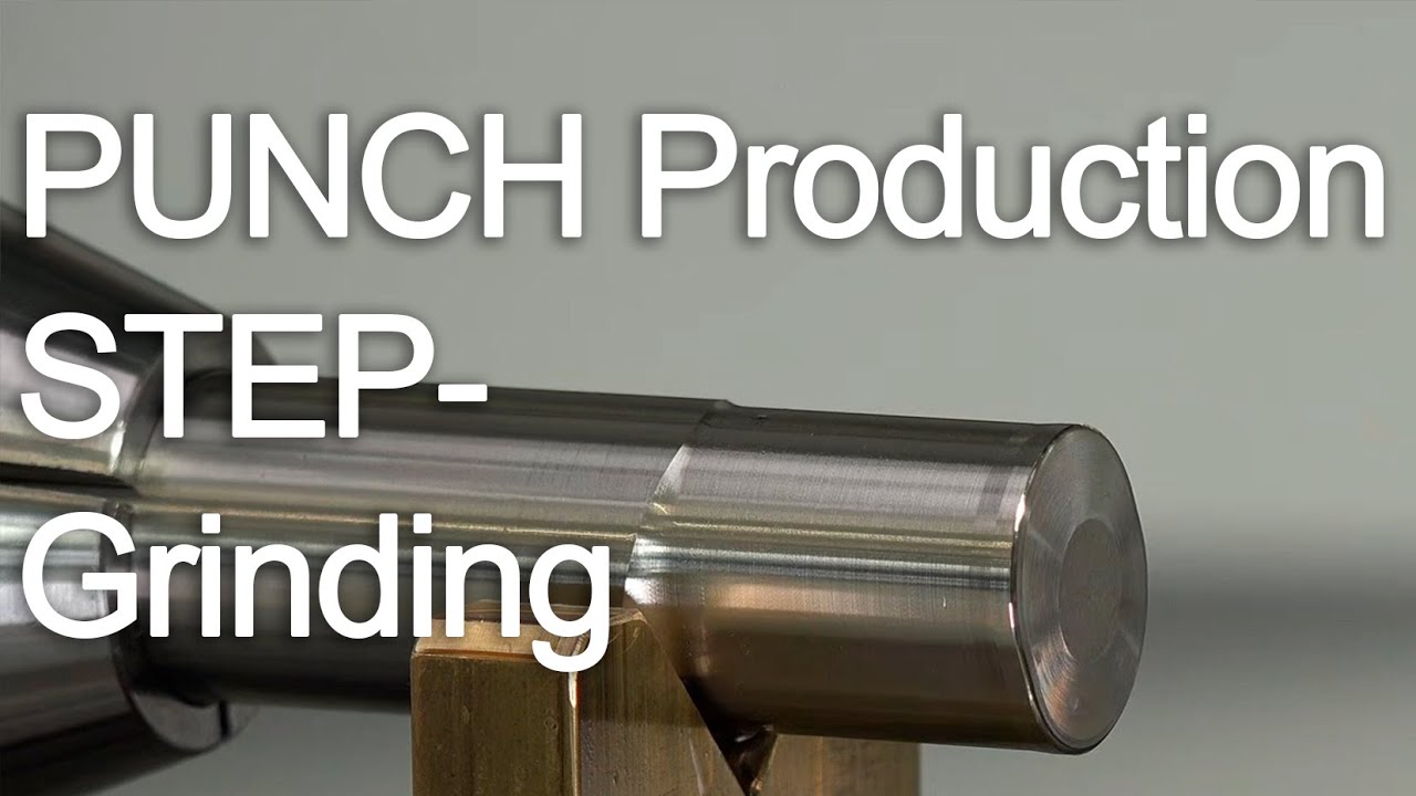 Punch: Precision part grinding with Qg1 STEP-file interface - YouTube