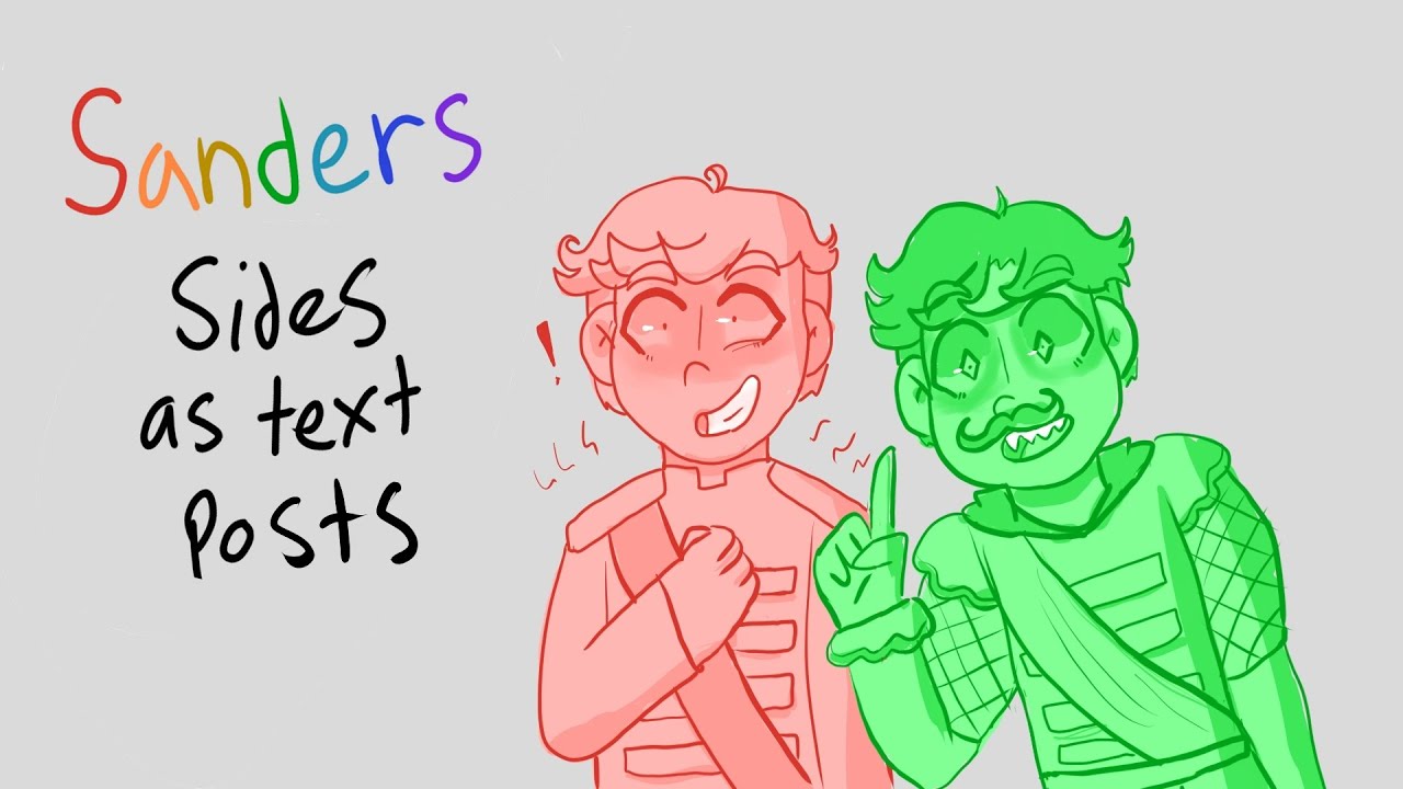Sanders Sides as text posts (Animatic) - YouTube