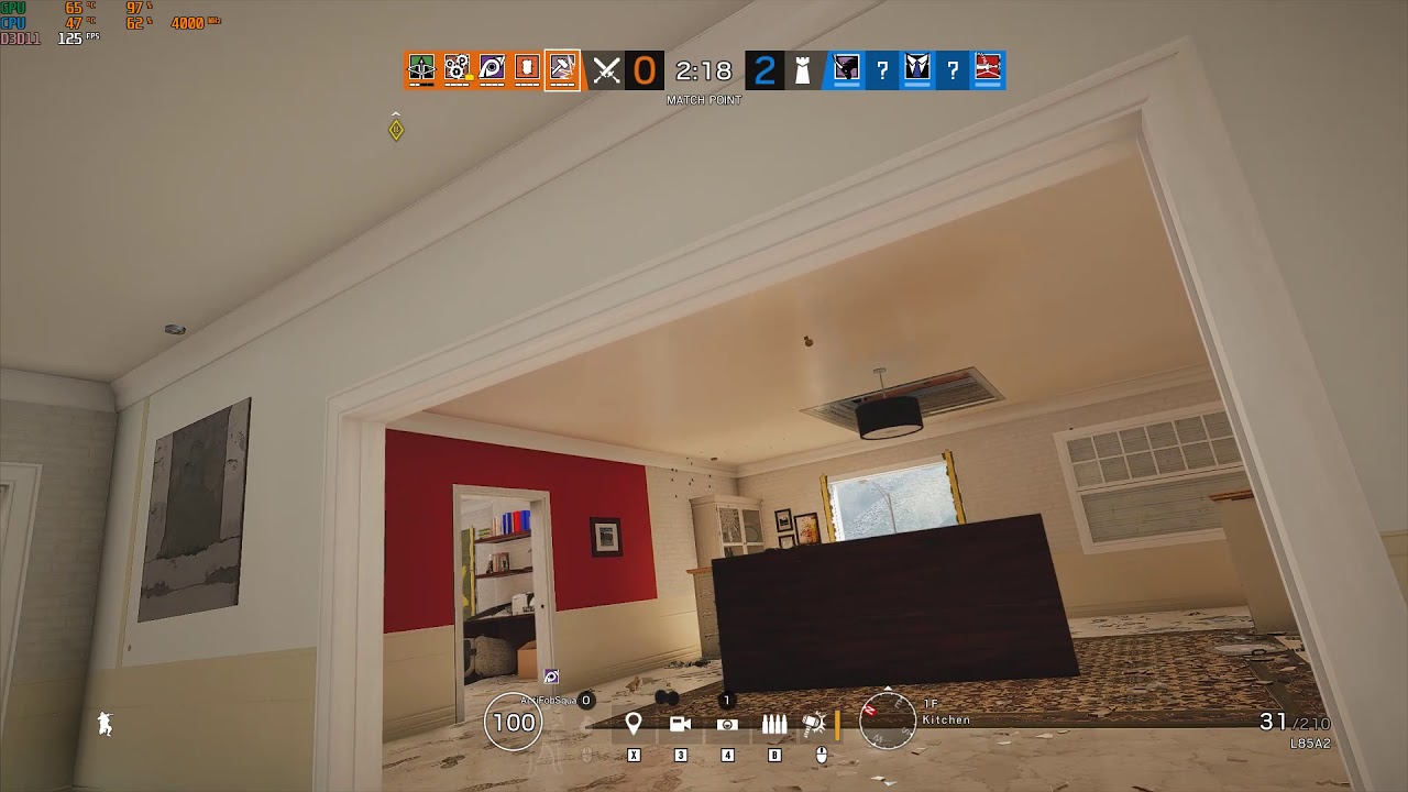 Nade from below RB6 Sledge - YouTube