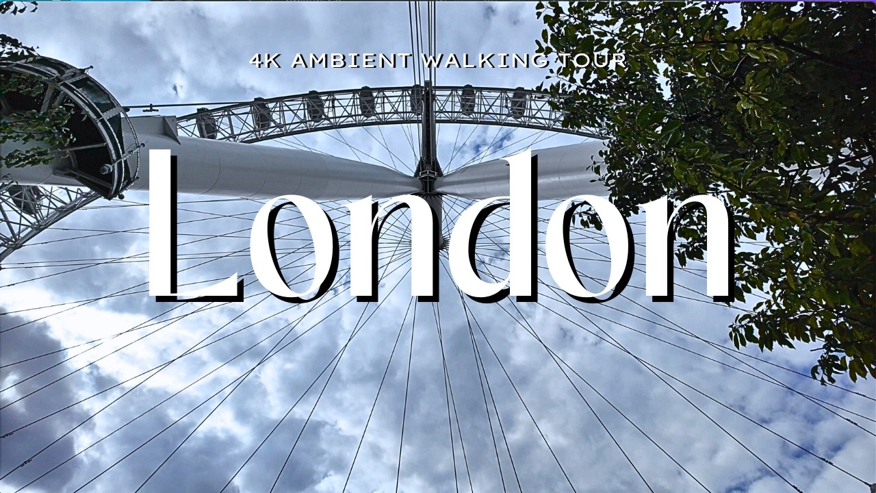 Pure London Ambience | South Bank Walking Tour No Talking - YouTube