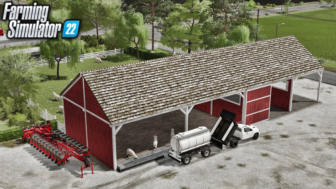 I Built A Sheep Farm! | Stone Valley | Farming Simulator 22 - YouTube