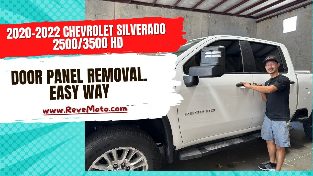 2020-2023 Chevrolet Silverado Door Panel Removal. Watch Video so you ...