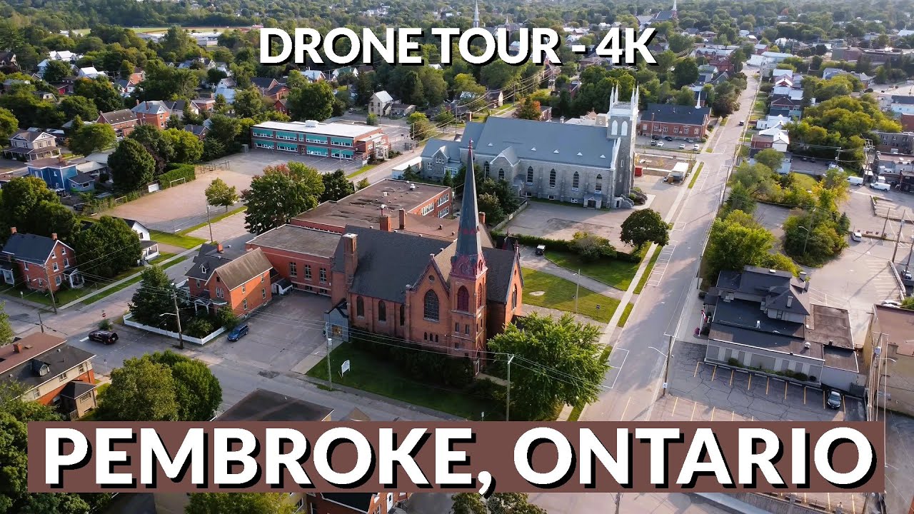 Pembroke Panorama: Soaring Above in 4K - A Drone's View of Ontario's ...