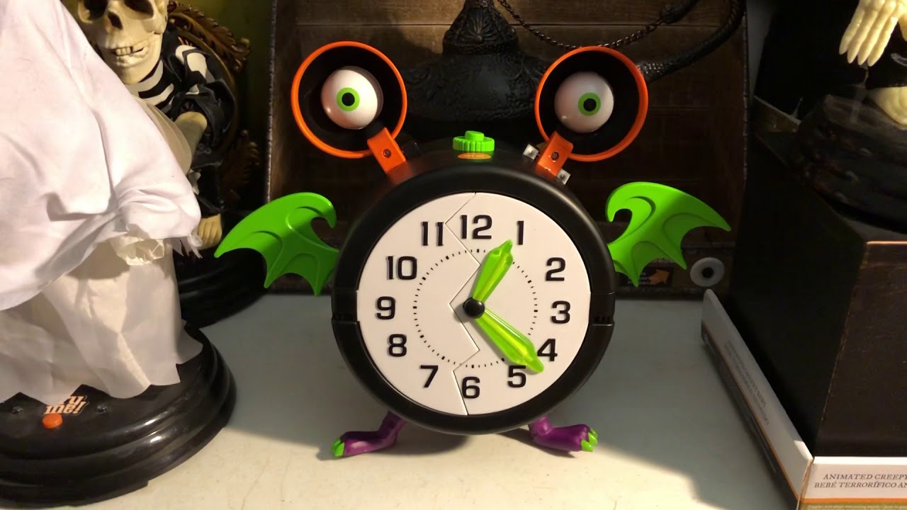 Gemmy 2018 Monster Alarm Clock - YouTube