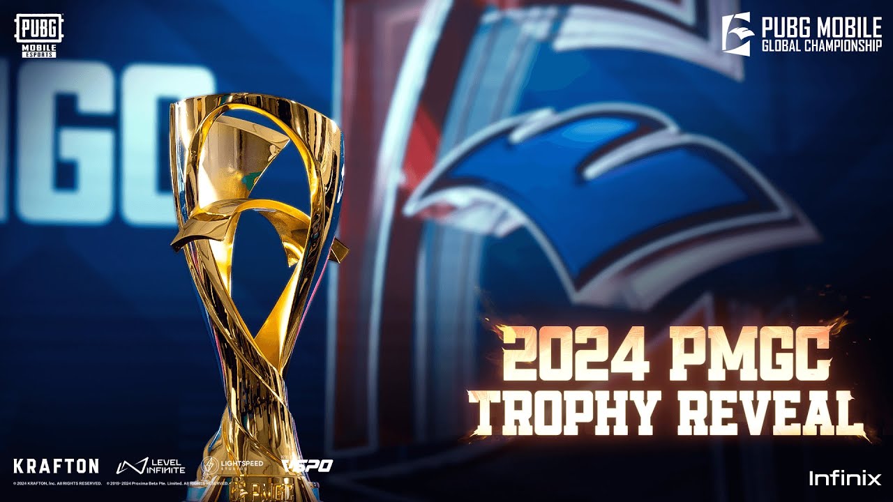 2024 PMGC New Trophy Reveal | 2024 PUBG MOBILE GLOBAL CHAMPIONSHIP ...