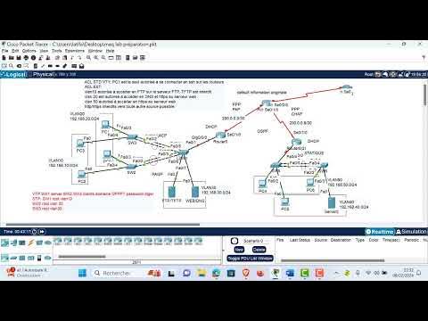 Configuring Switching VTP, STP, ETHERCHANNEL and DHCP Cisco router LAB ...