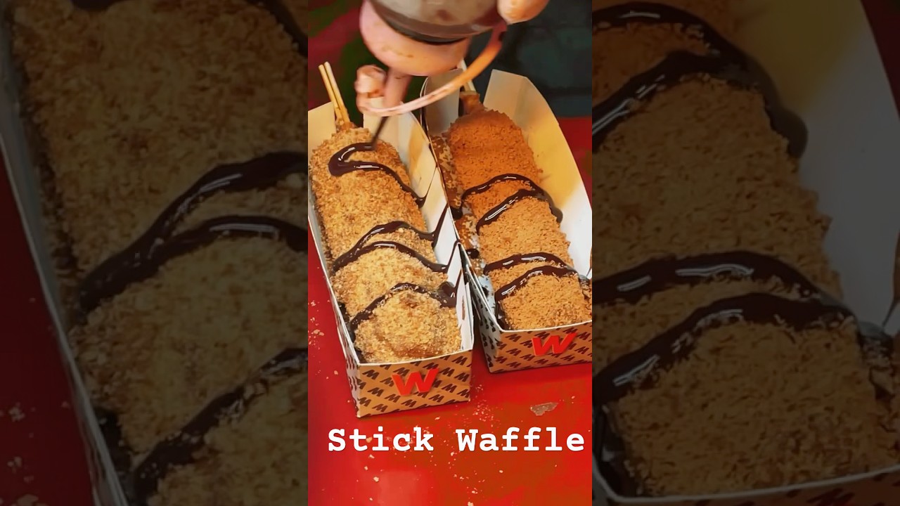 Most famous stick Waffle 🧇😋|stick waffle Peshawar #food #waffle - YouTube