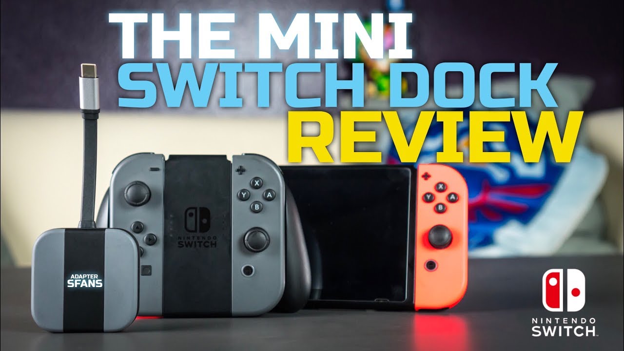 The Mini Switch Dock | SFANS Portable Nintendo Switch Dock Unboxing ...