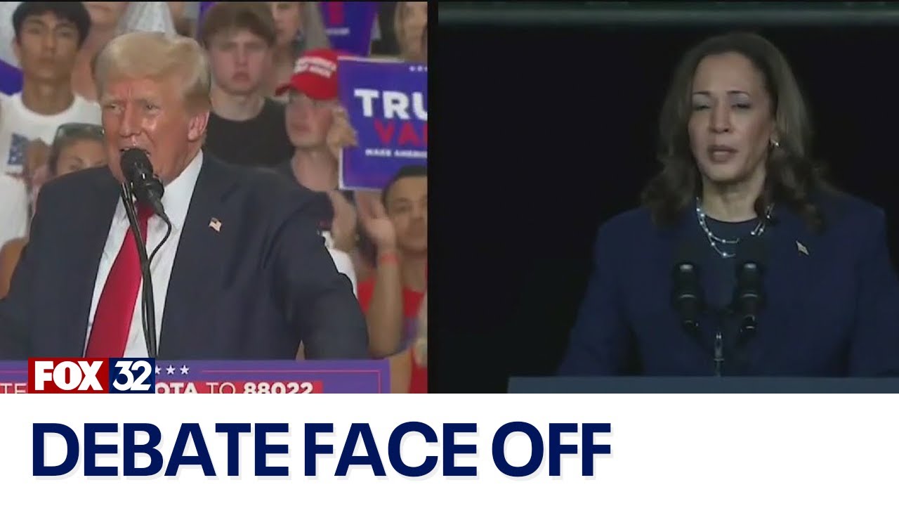 Harris, Trump face off in first debate - YouTube