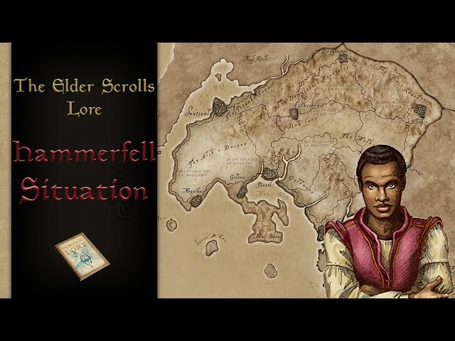 Map Of Elder Scrolls Hammerfell