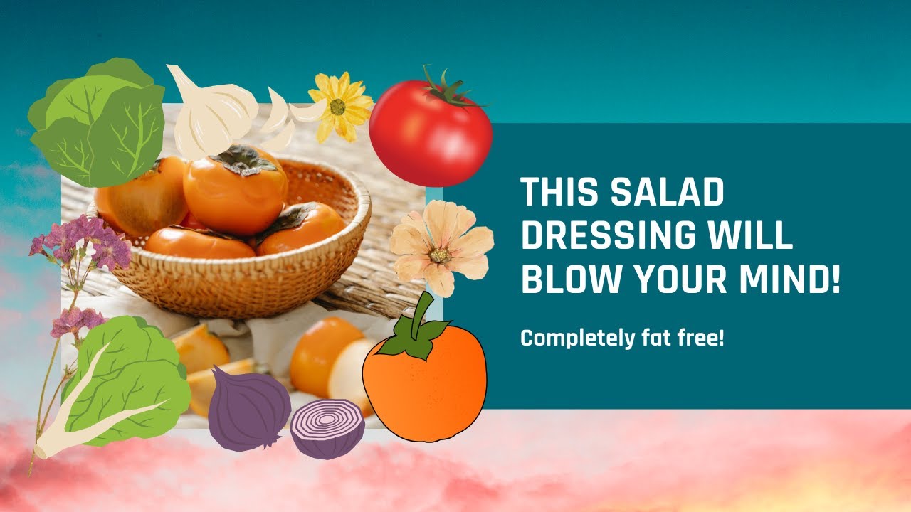 This salad dressing will blow your mind! Completely fat free! - YouTube