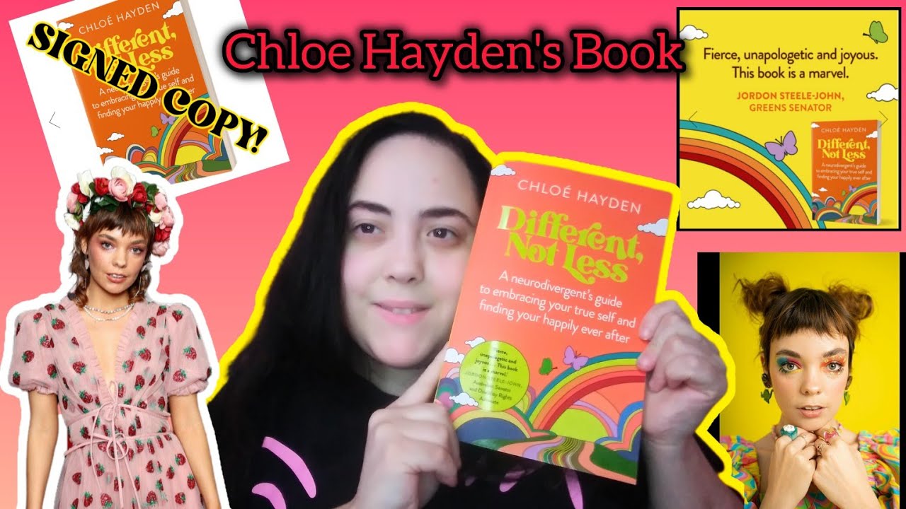 💛Chloe Hayden's Book Different Not Less🌈( A Neurodivergent's guide ) 💛🦋 ...