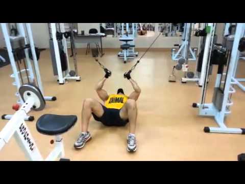 Bíceps Rosca no Crossover em Decúbito Dorsal. - YouTube