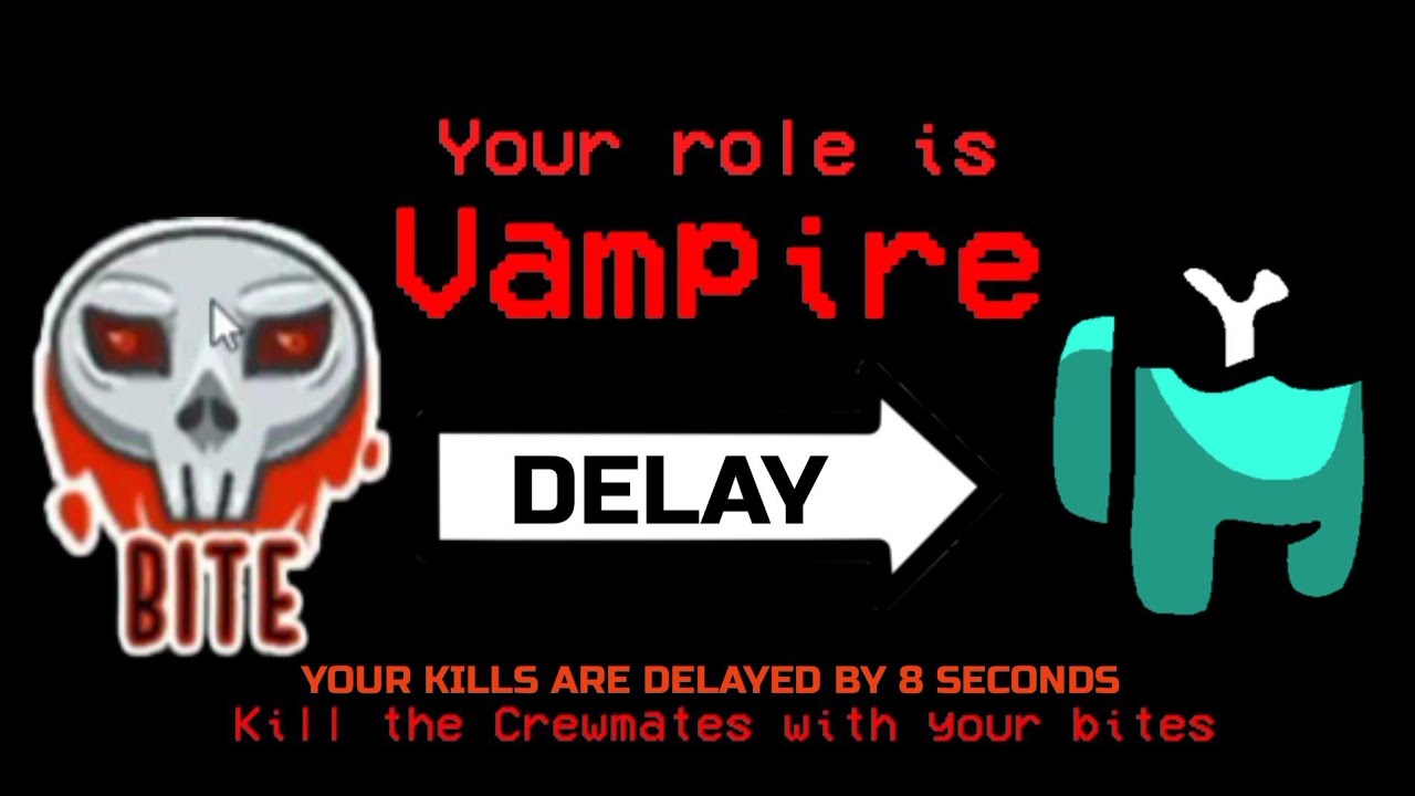 Among Us, but I BITE the crewmates to death as VAMPIRE to solo carry my ...