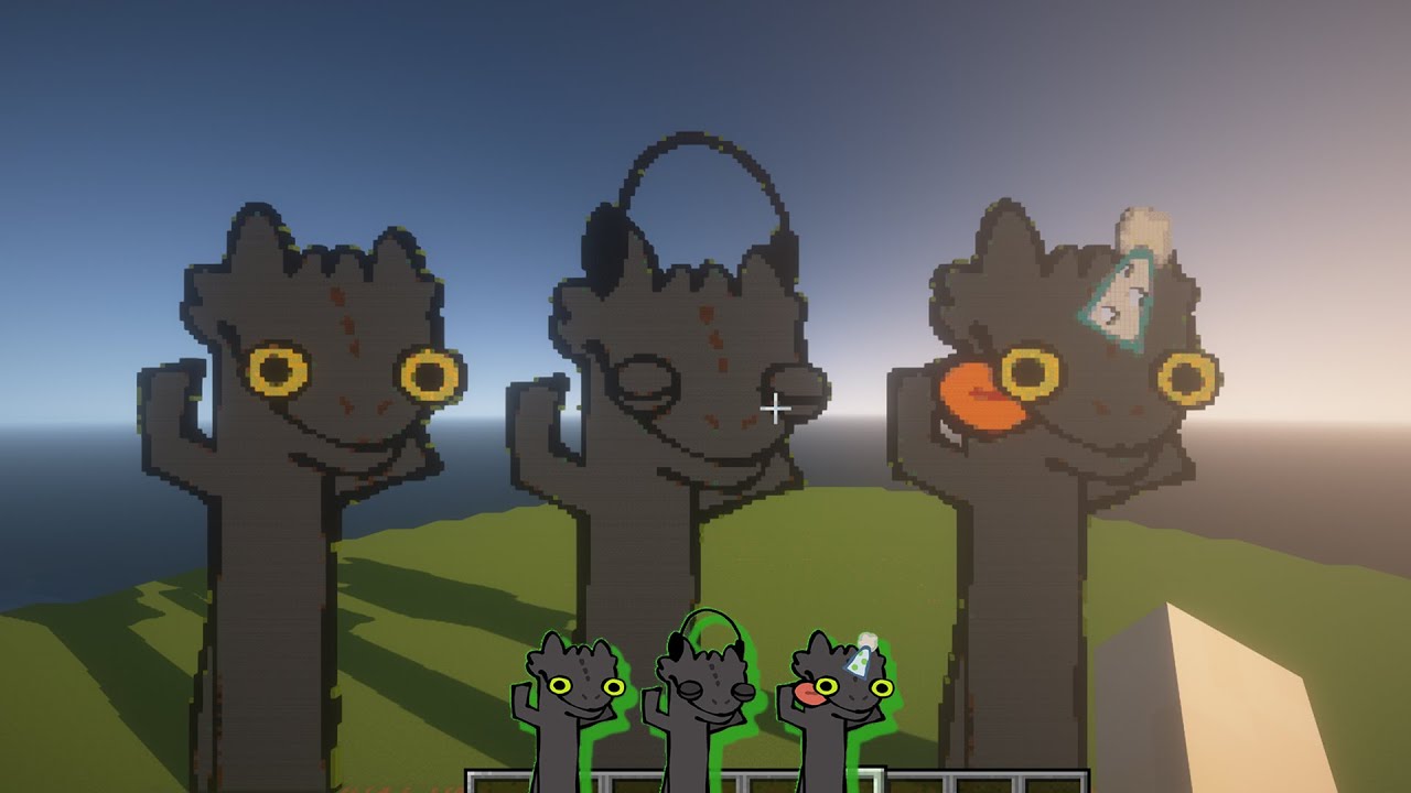Cas van de Pol Toothless Dancing Meme [NEW VARIATIONS] but in Minecraft ...