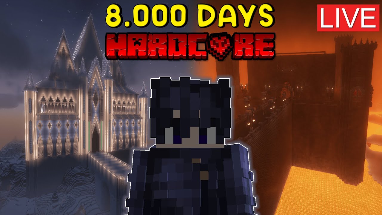 【Minecraft】8000 days Celebration! LET'S GO!! | Hardcore 8000+ MC Days ...