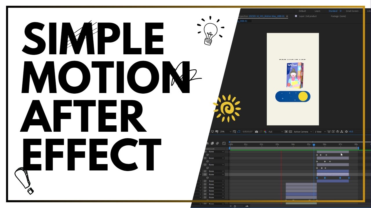 The Real progress Behind make simple motion after effect - YouTube