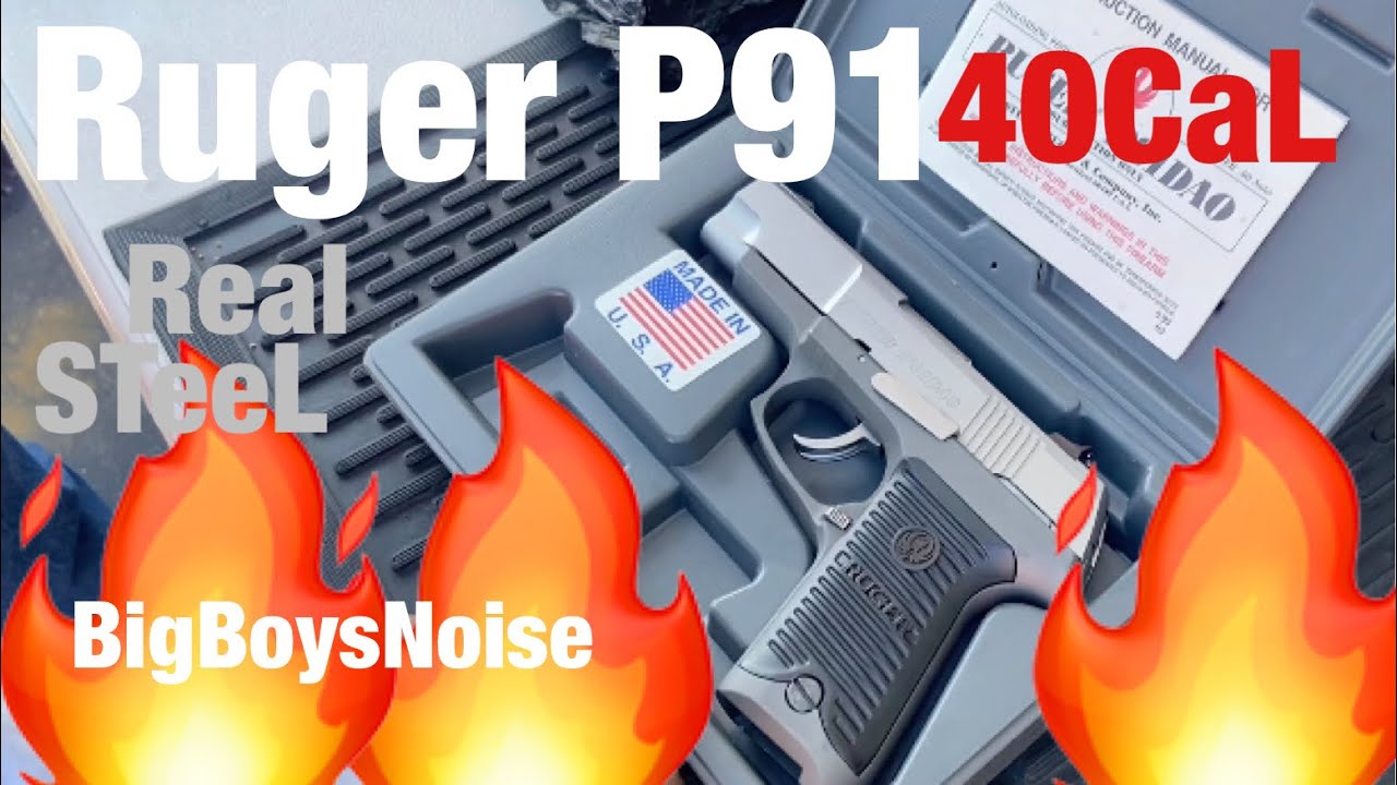 Ruger P91 DAO Pistol 40CaL 👀👀Bullets & Breakfast - YouTube