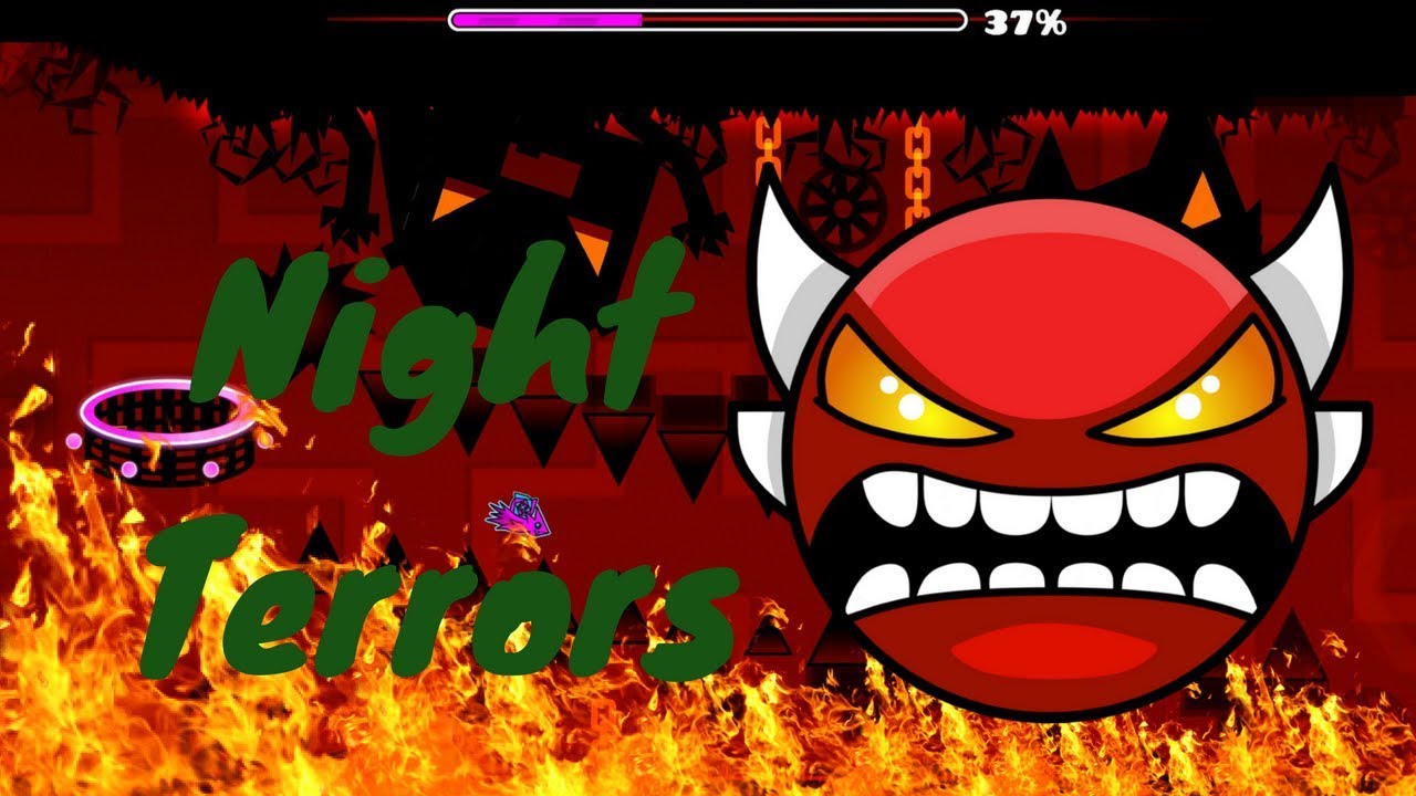 Night Terrors By Hinds (Geometry Dash INSANE Demon) (144hz) (With ...
