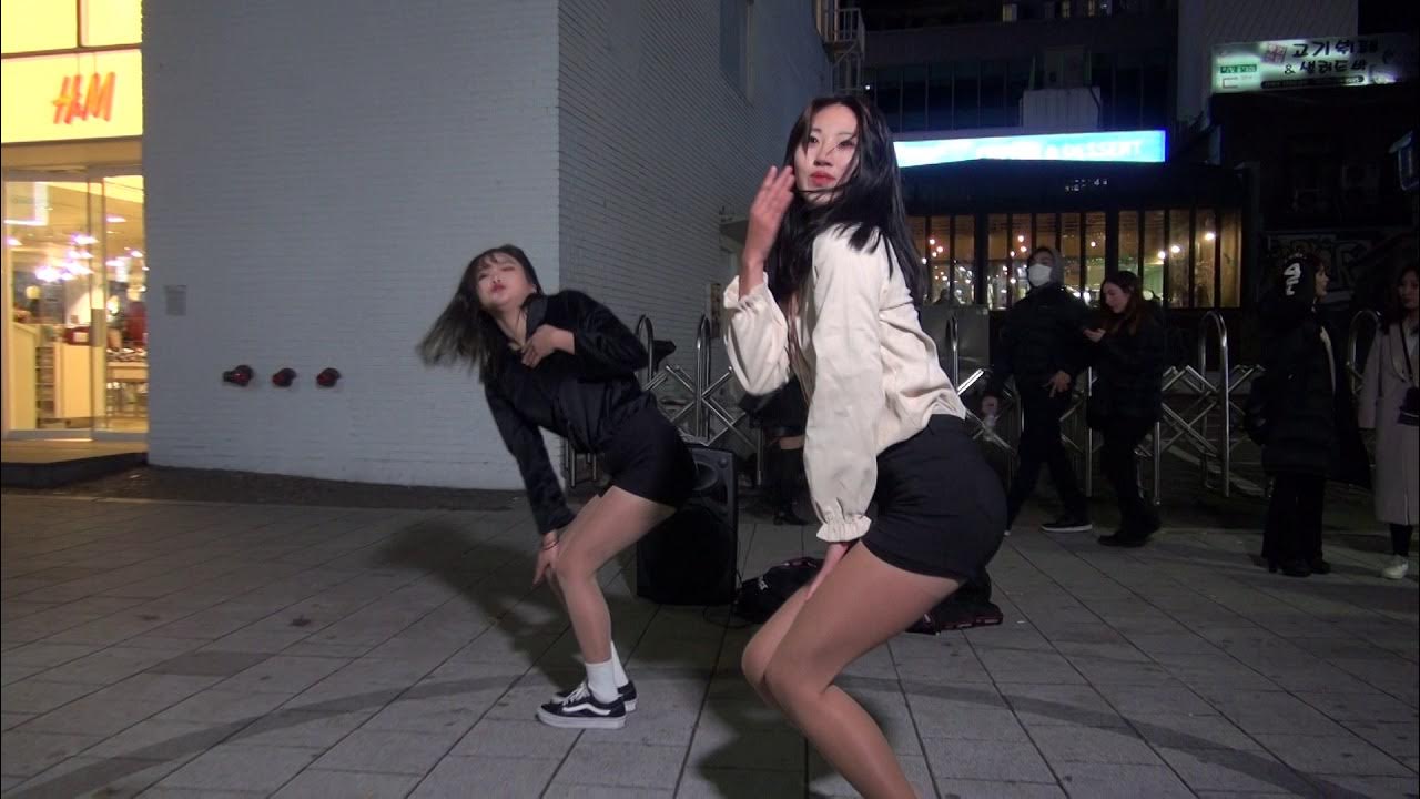 현아 립앤힙 Lip And Hip Hyuna 여성댄스팀 에이블 A Ble 홍대 걷고싶은 거리 20191202 Youtube
