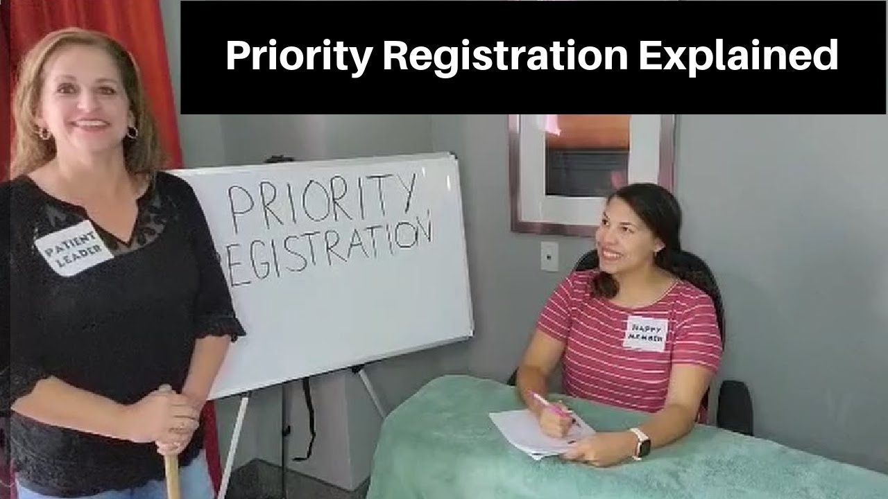 Priority Registration Explained - YouTube