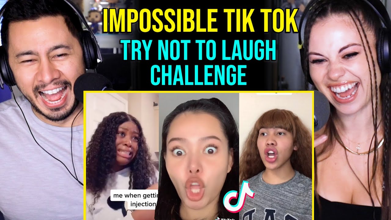IMPOSSIBLE TIK TOK TRY NOT TO LAUGH CHALLENGE! | Reaction by Jaby Koay & Alexus Jordan Verel ...