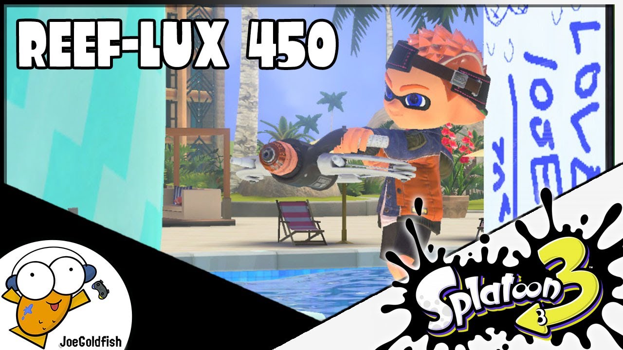 REEF-LUX 450 Weapon Showcase | Splatoon 3 - YouTube