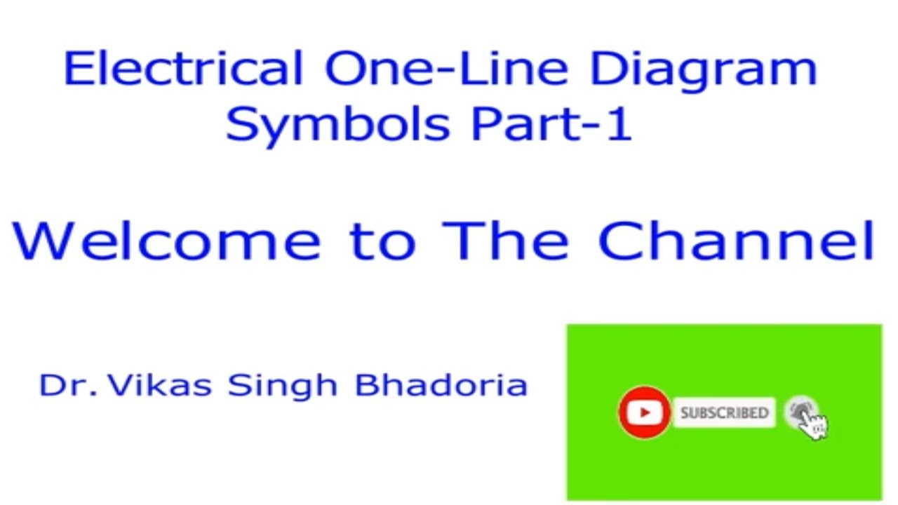 Electrical One-Line Diagram Symbols Part-1 - YouTube