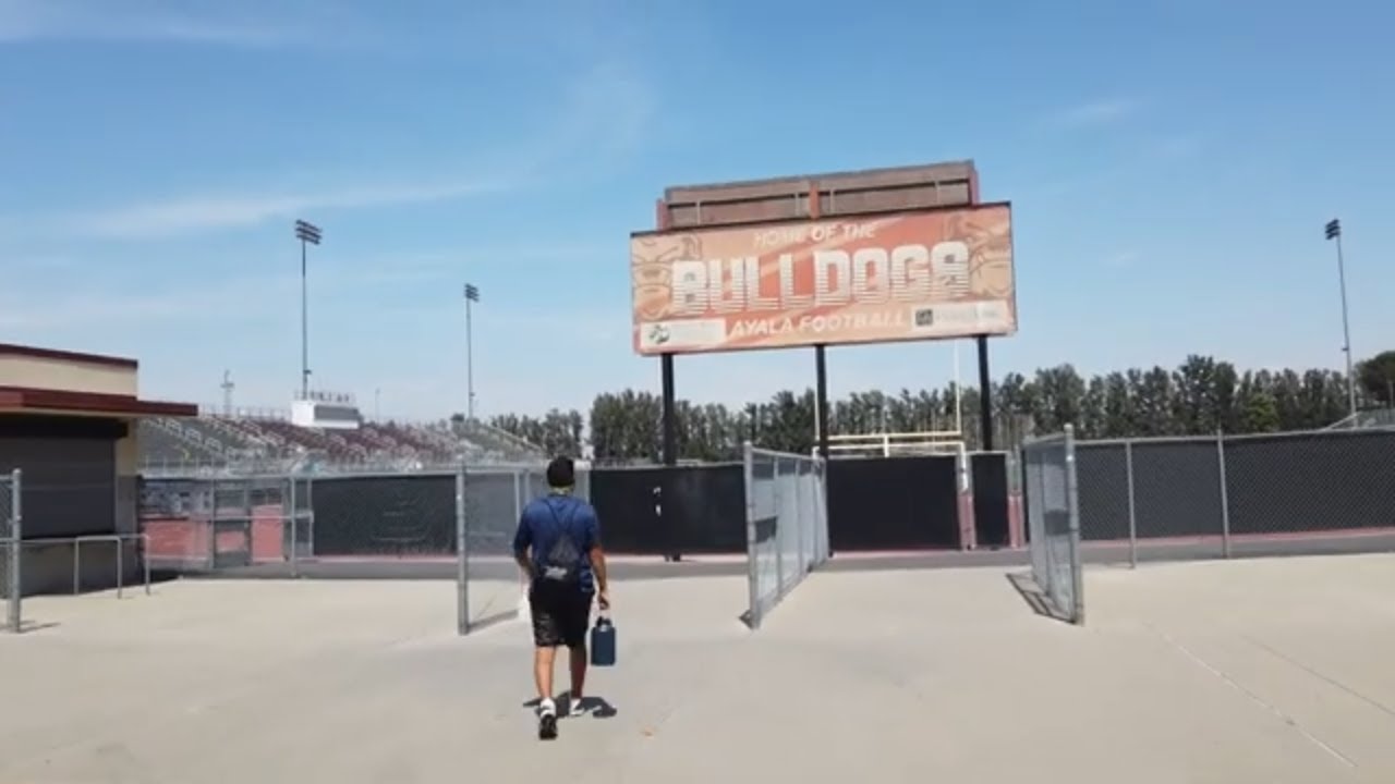 FOOTBALL VLOG | First day of Freshmen Football | Ayala High School ...