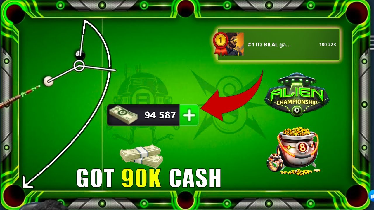 I Purchased 90K Cash for Alien Championship Top - 8 ball pool - YouTube