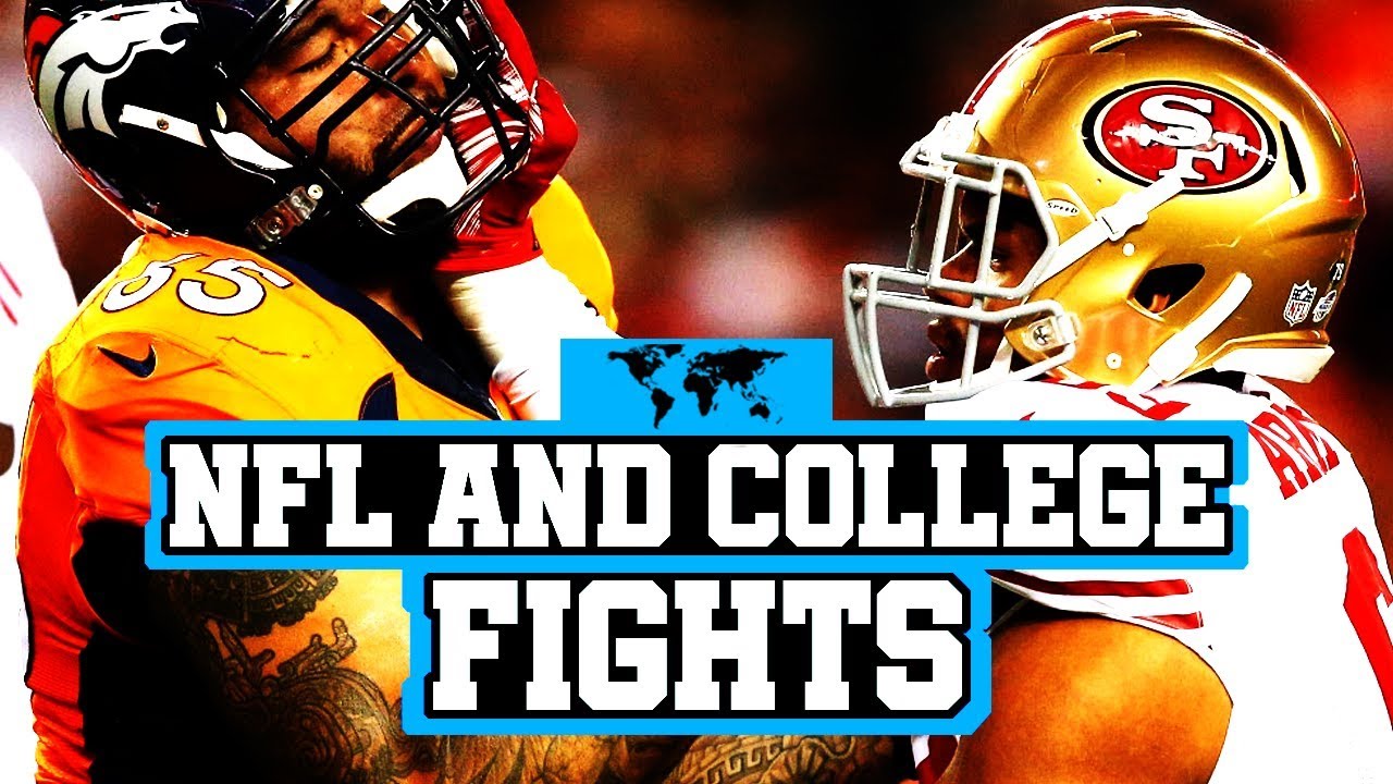 American Football Fights - NFL and College - YouTube
