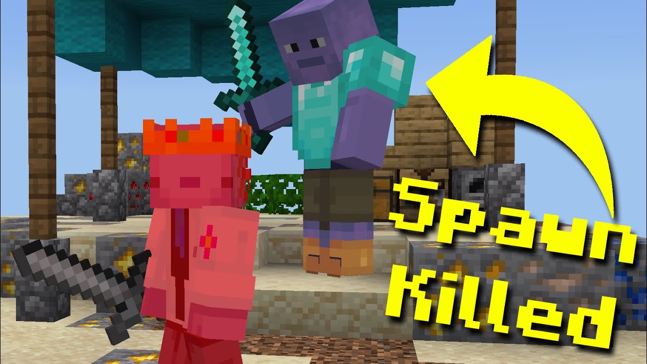 Spawn Killing Hive Skywars Players - YouTube