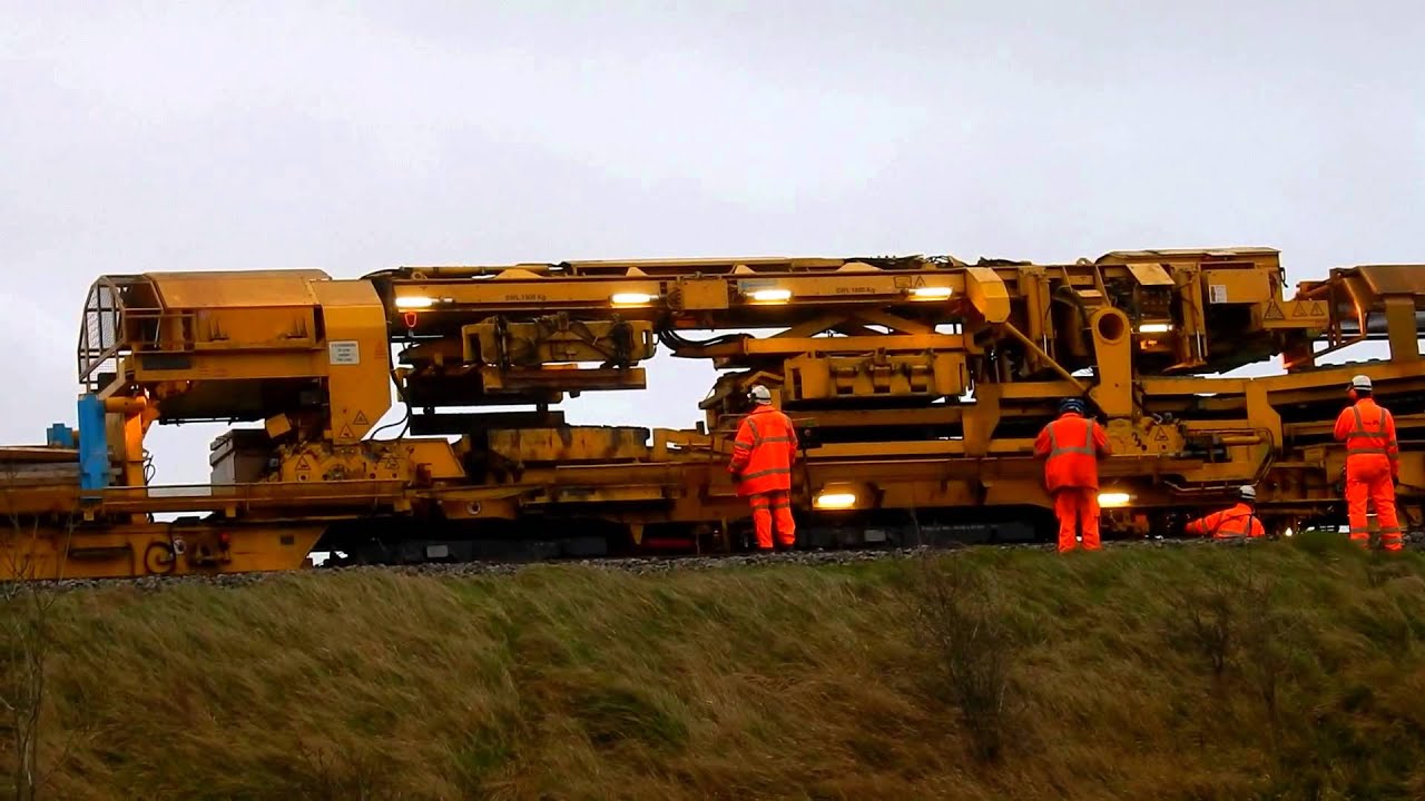 Network Rail Track Renewal Train-Dorchester - YouTube