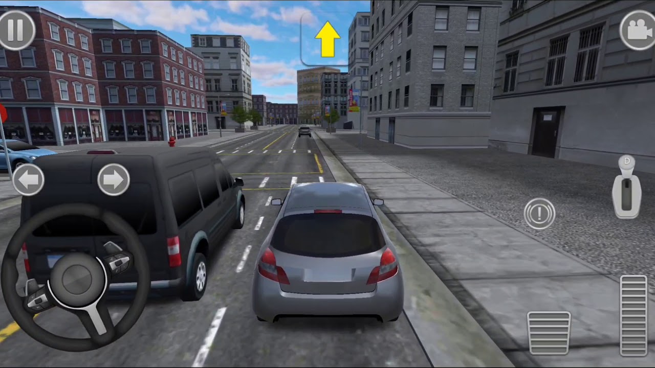 Town Car Driving Ep 10 , Araba Park Etme Oyunu - Car Driving Game ...