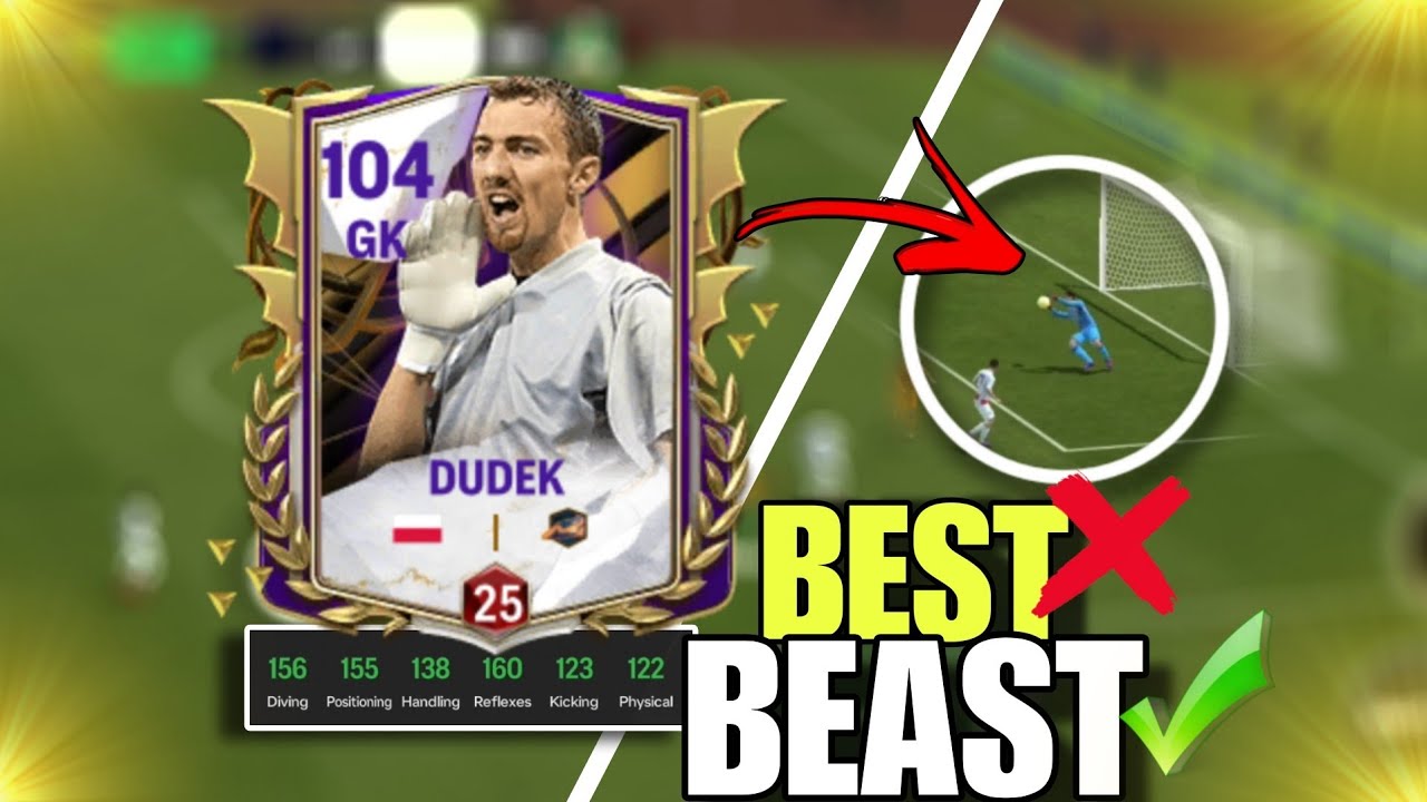 100 DUDEK IS NEXT LEVEL GOALKEEPER 🤯 FC MOBILE BEST GK || DUDEK FC ...