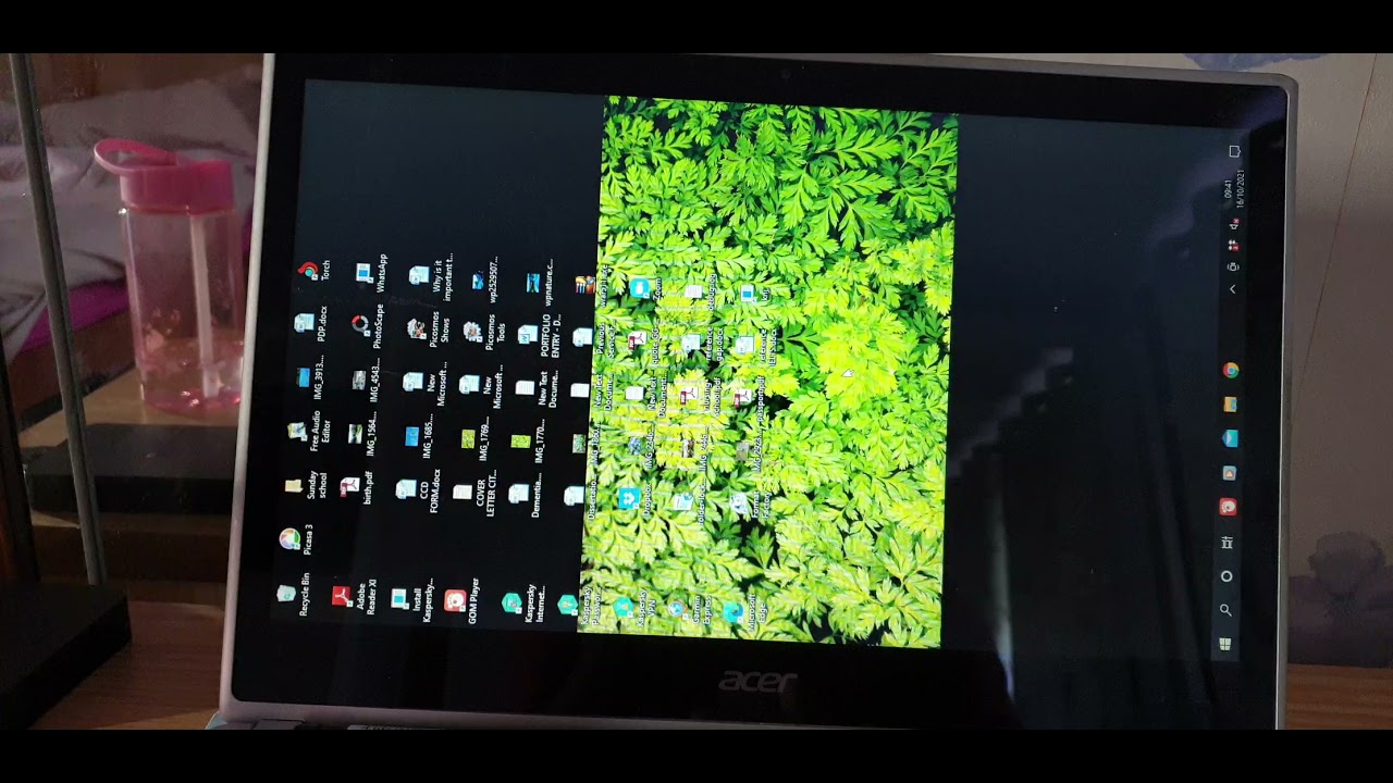 computer/laptop display portrait to landscape easy - YouTube