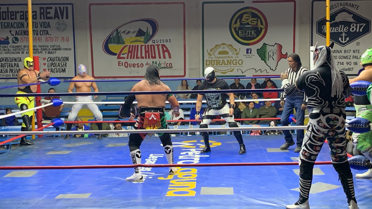 Panterita del Ring, Brillante Jr y Zafiro Jr vs Último Guerrero, Rey ...