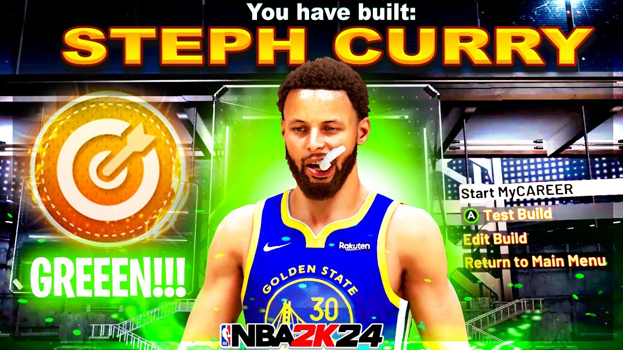STEPH CURRY BUILD 2K24! THE BUILD THAT DOES NOT MISS… BEST GUARD BUILD ...