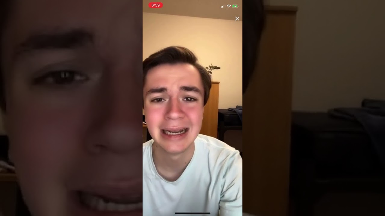 Jonathan roehm once again getting sensitive on TikTok live - YouTube
