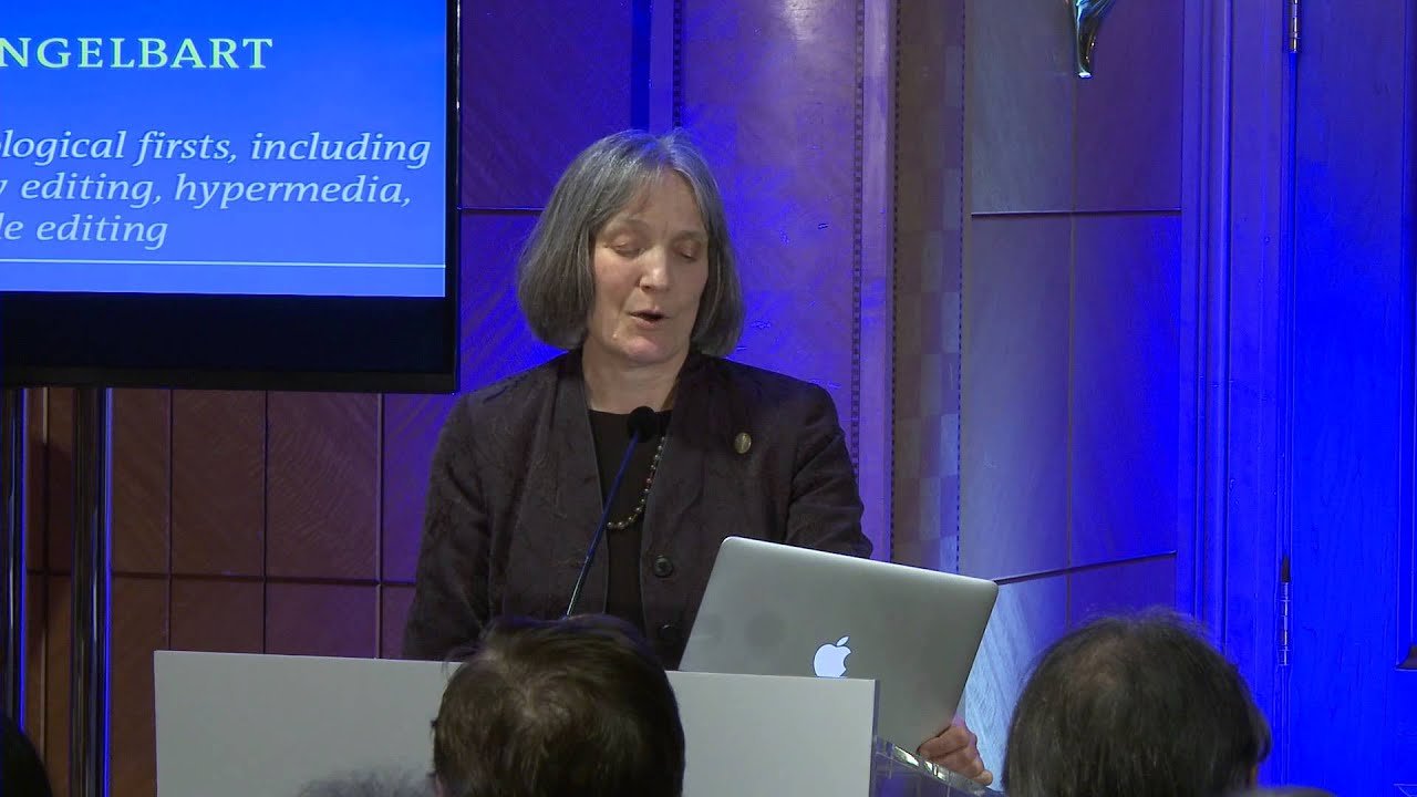 Douglas Engelbart - 2014 Internet Hall of Fame Acceptance Speech - YouTube