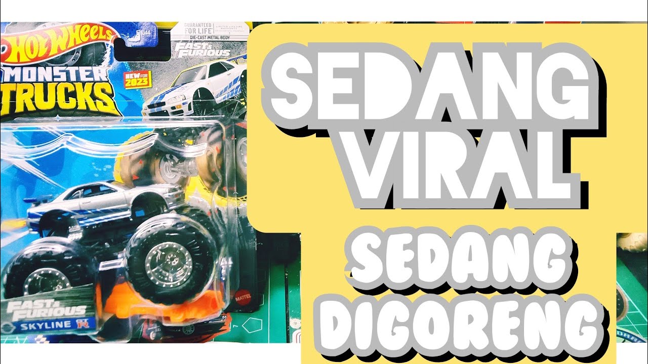 MAINAN MOBIL BAN BESAR HOTWHEELS MONSTER TRUCKS FAST&FURIOUS NISSAN ...