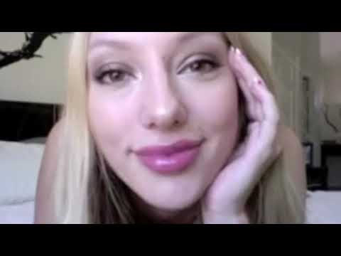 blonde asmr lip kiss whisper and teasing/asmr lips👄👄💦💤