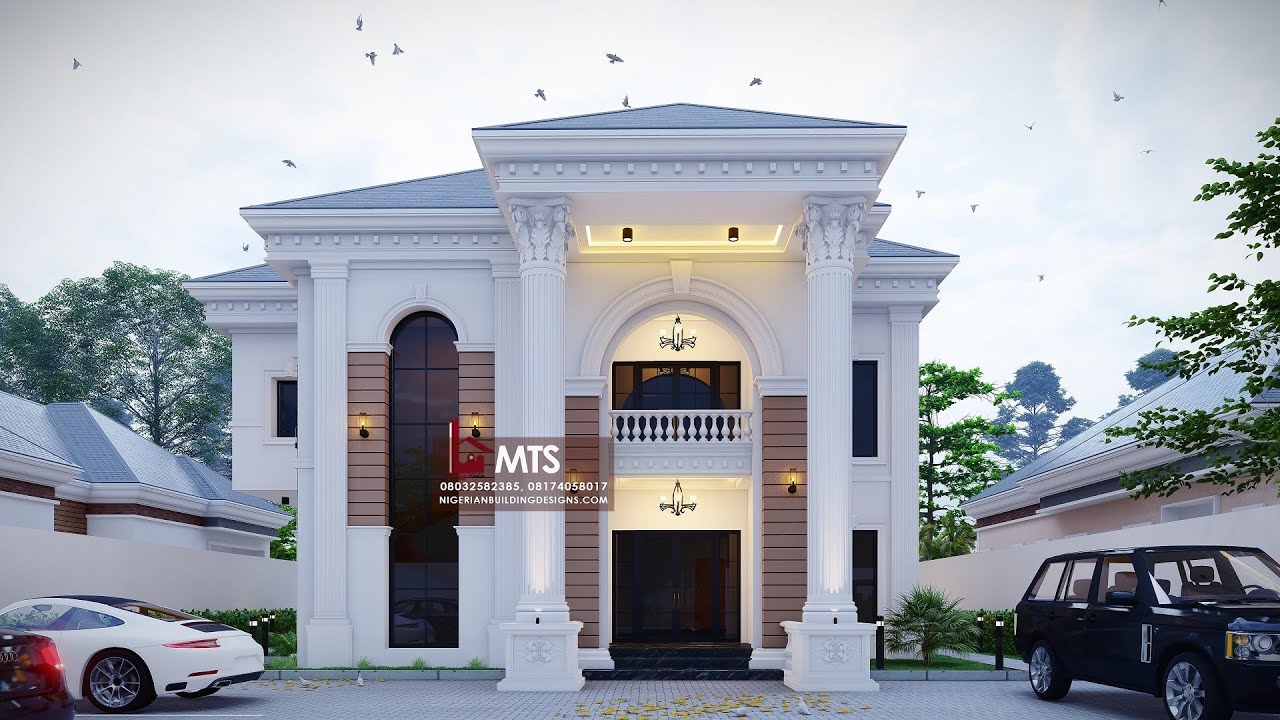 HOUSE DESIGN IDEA | 12 X 18 Meters | 5 Bedroom Duplex House(RF D5045 ...