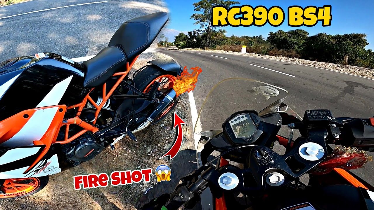 Loudest Rc390 BS4 Full system akrapovic exhaust 🤩 | Highway battle 😈 ...