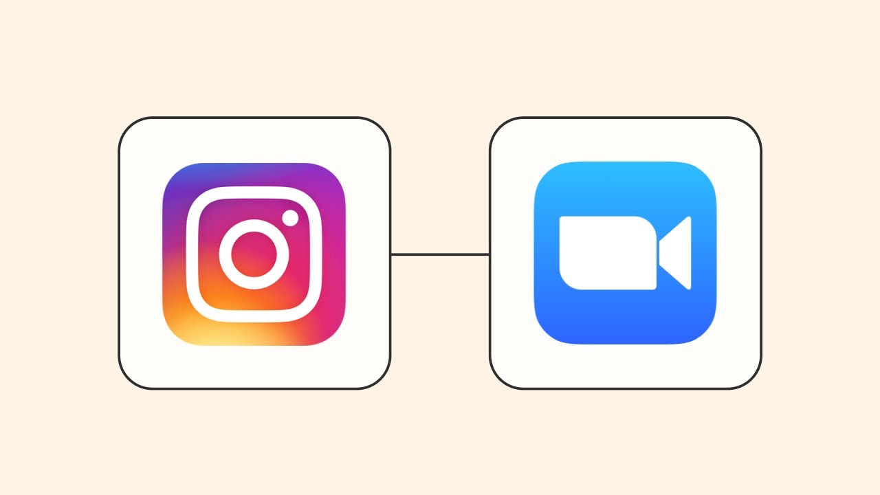 How to Connect Instagram to Zoom - Easy Integration Tutorial - YouTube