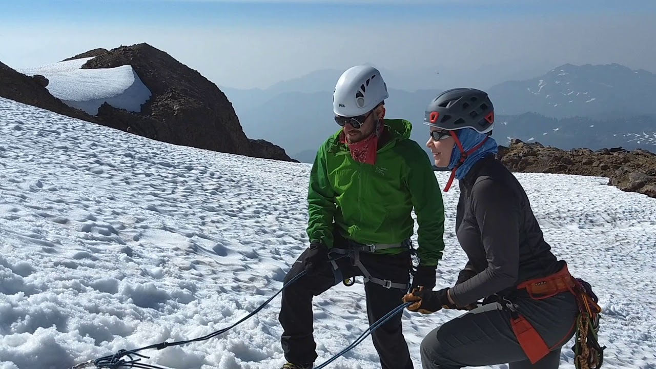 Cliffbar Deadman Snow Anchor Test On Mt. Baker - YouTube